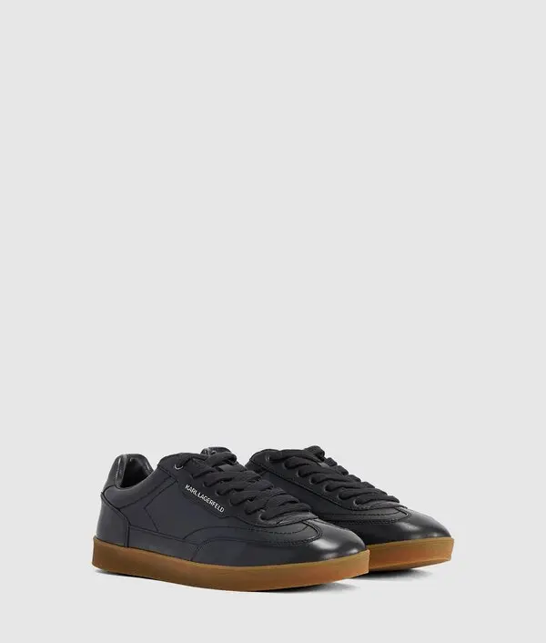 Karl Lagerfeld Kandidate Leather Sneakers - Black
