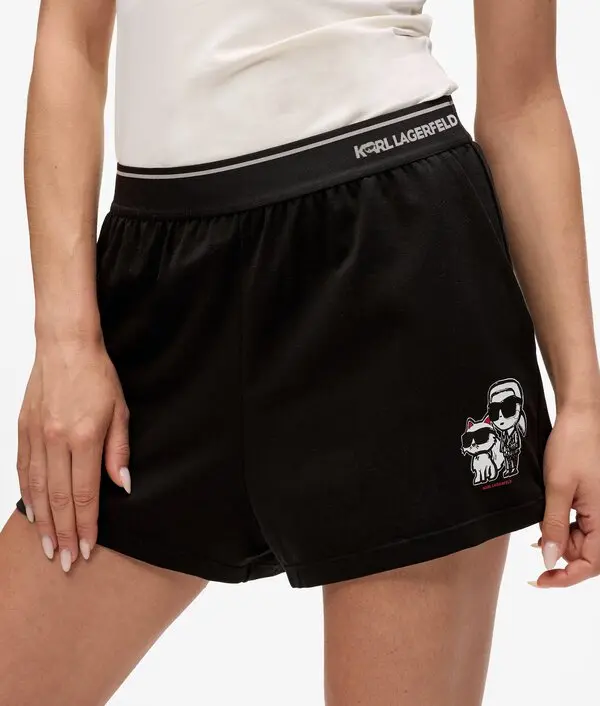 Karl Lagerfeld Ikon Pajama Shorts