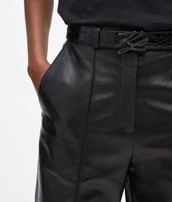 Karl Lagerfeld K/autograph Croc-effect Belt