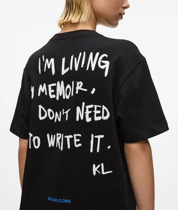 KL JEANS Jeans Organic Cotton Quote T-shirt Dress