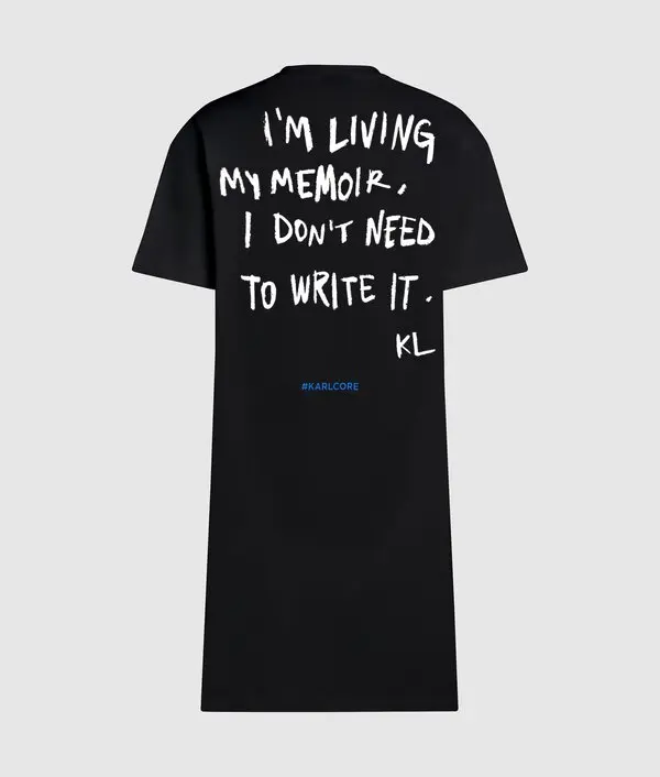 KL JEANS Jeans Organic Cotton Quote T-shirt Dress