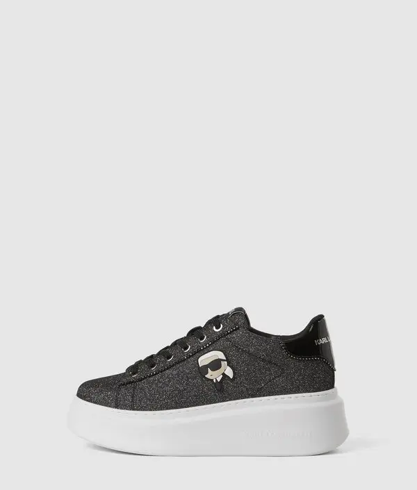 Karl Lagerfeld Ikon Komet Platform Sneakers - Black/gray