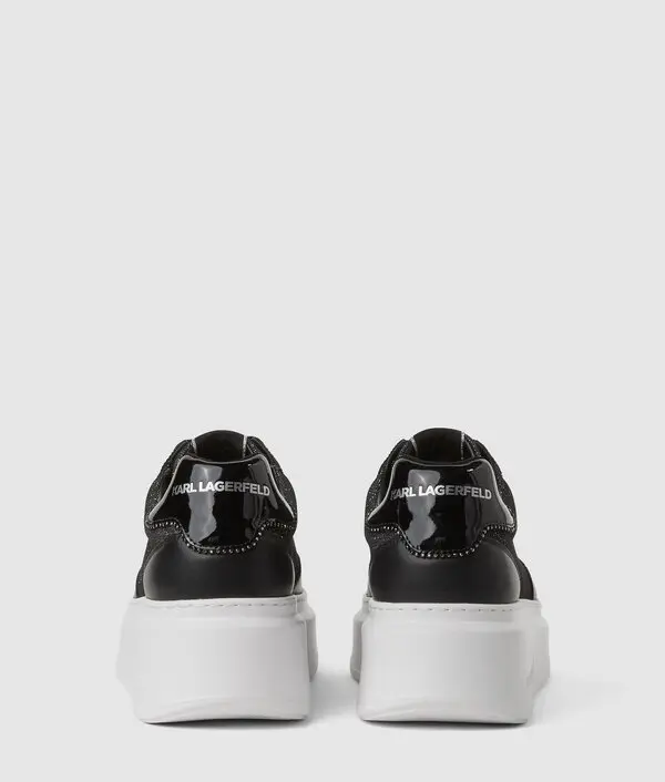 Karl Lagerfeld Glitter Embellished Wedge Sneakers