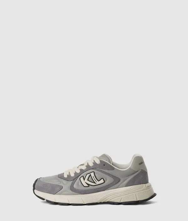 Karl Lagerfeld Orion Monogram Sneakers - Grey/white