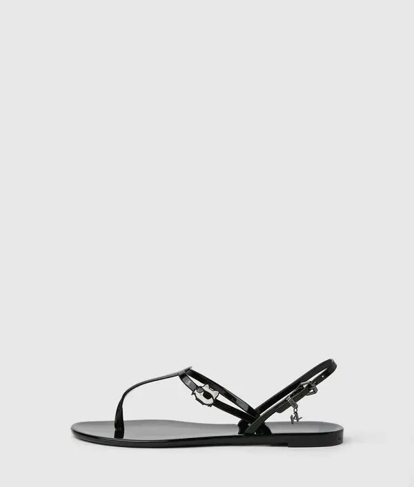 Karl Lagerfeld Ikon Nft Jelly Sandals - Black
