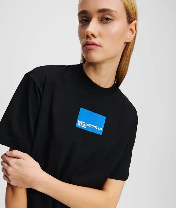 KL JEANS Jeans Box Logo T-shirt - Black