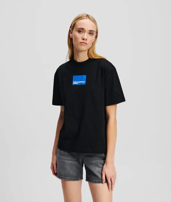 KL JEANS Jeans Box Logo T-shirt - Black