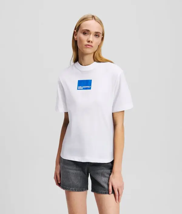 Karl Lagerfeld Box Logo T-shirt - White