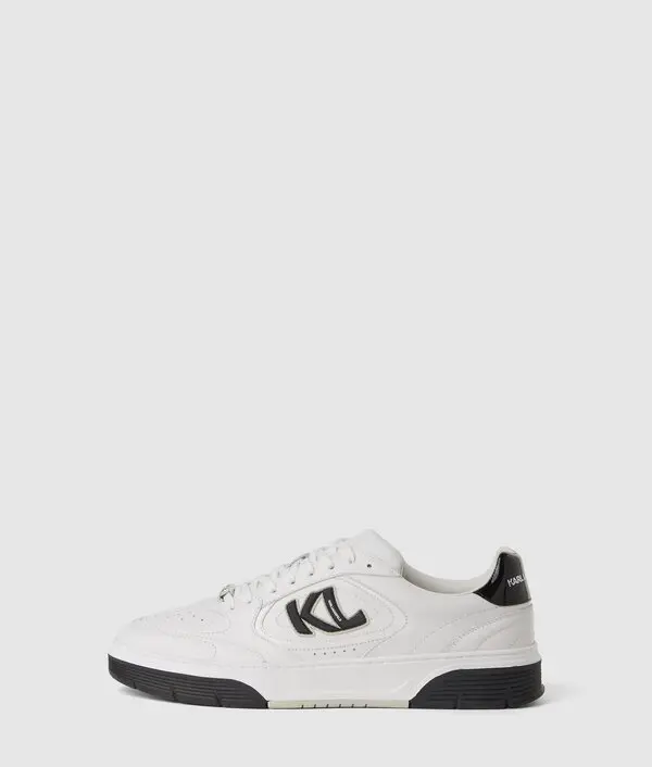 KL JEANS Kourtney Monogram Low-top Sneakers - White/black