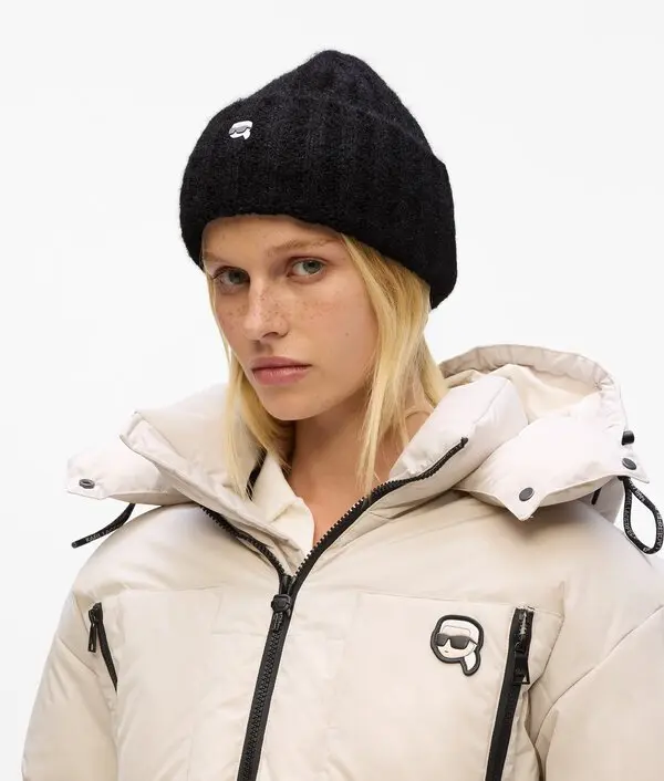 Karl Lagerfeld Ikon Knit Beanie