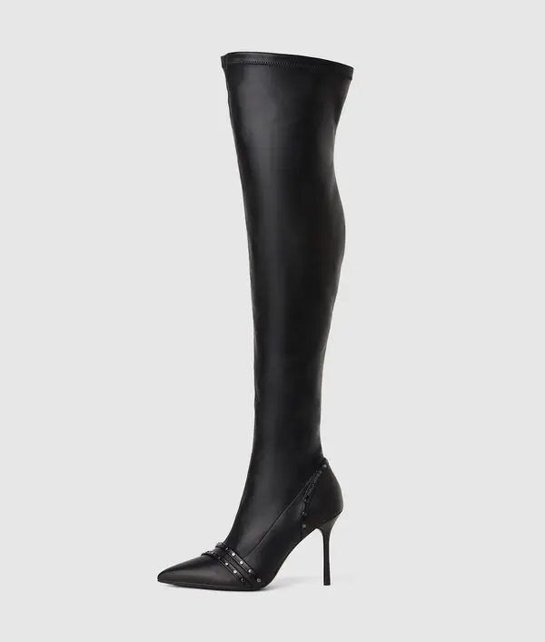 Karl Lagerfeld Sarabande Over-the-knee Boots - Black