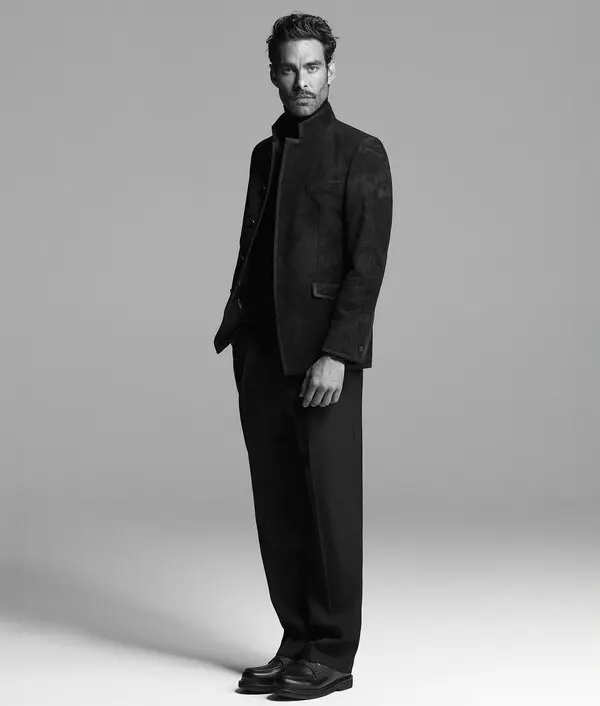Karl Lagerfeld High Stand Collar Blazer