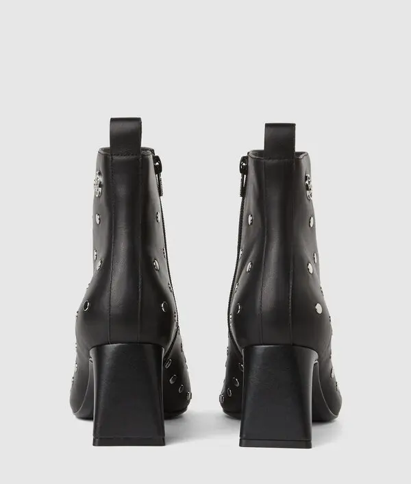Karl Lagerfeld Beata Studded Ankle Boots