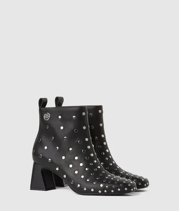 Karl Lagerfeld Beata Studded Ankle Boots