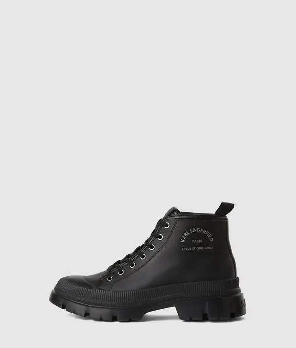 Karl Lagerfeld Trekka Maison Boots - Black