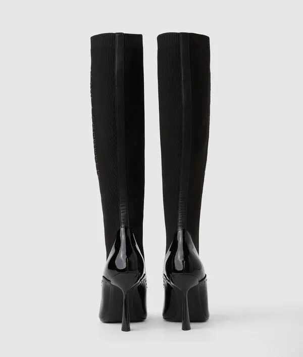 Karl Lagerfeld Pandara Tall Studded Boots