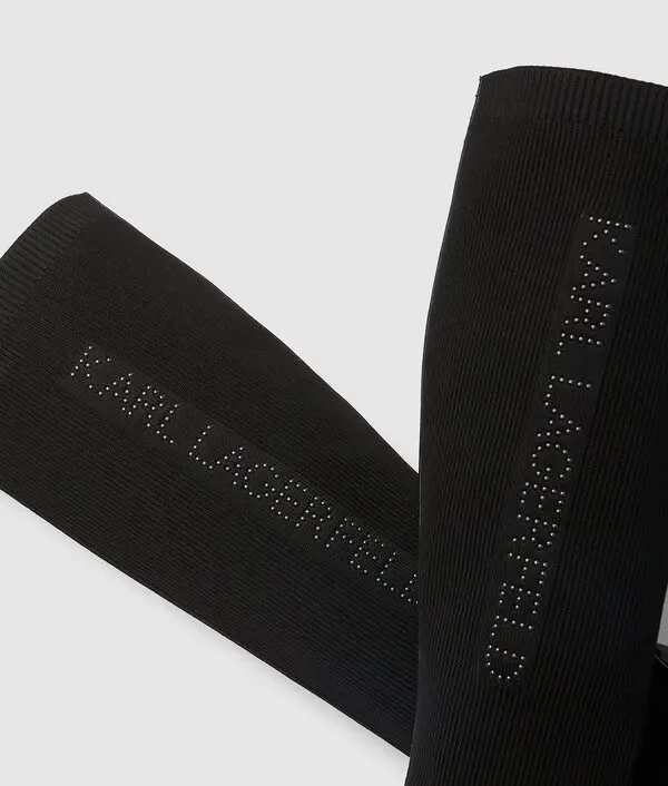 Karl Lagerfeld Pandara Tall Studded Boots