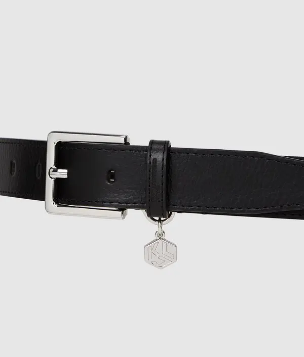 KL JEANS Logo Charm Belt