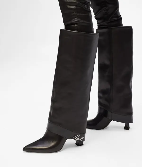 Karl Lagerfeld Tall Fold-down Boots