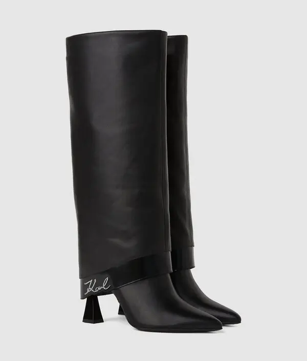 Karl Lagerfeld Tall Fold-down Boots