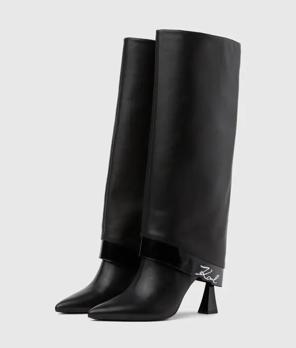 Karl Lagerfeld Tall Fold-down Boots