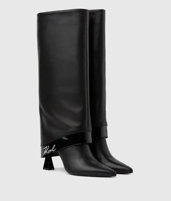 Karl Lagerfeld Tall Fold-down Boots