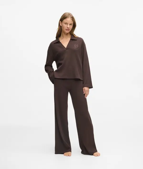 Karl Lagerfeld Waffle Loungewear Pants