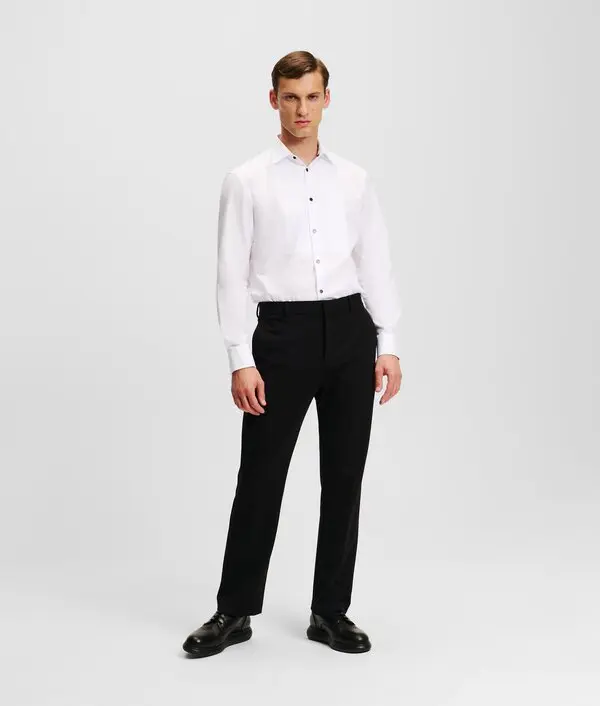 Karl Lagerfeld Tailored Punto Pants - Black