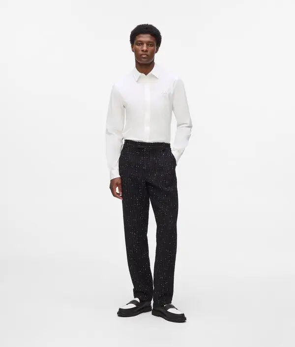 Karl Lagerfeld Monogram Shirt - White