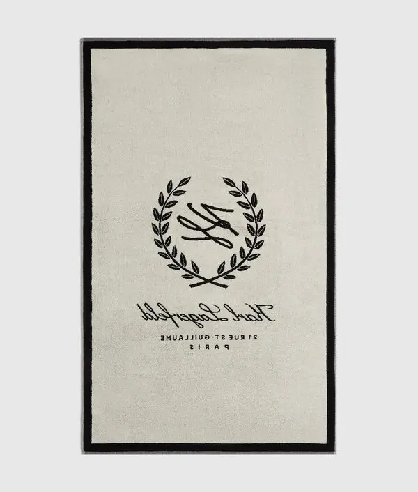 Karl Lagerfeld Crest Beach Towel