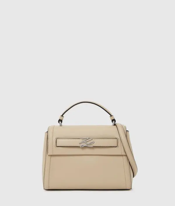 Karl Lagerfeld K/autograph Small Top Handle Bag - Safari