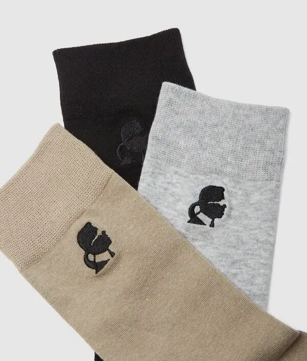 Karl Lagerfeld Kameo Socks – 3-pack - Multi