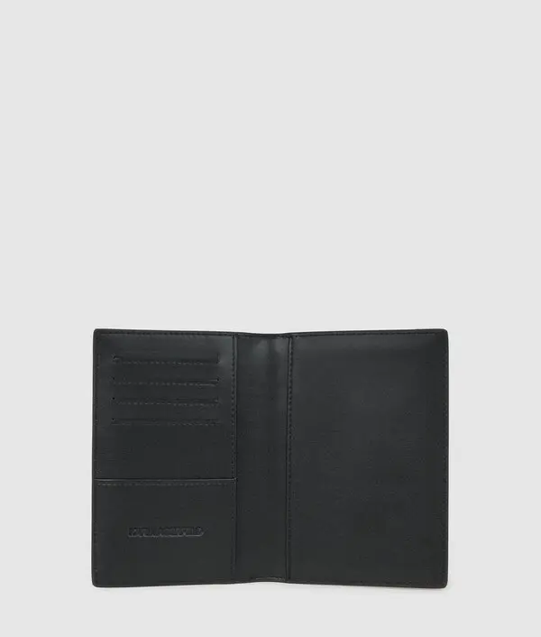Karl Lagerfeld K/monogram Passport Holder