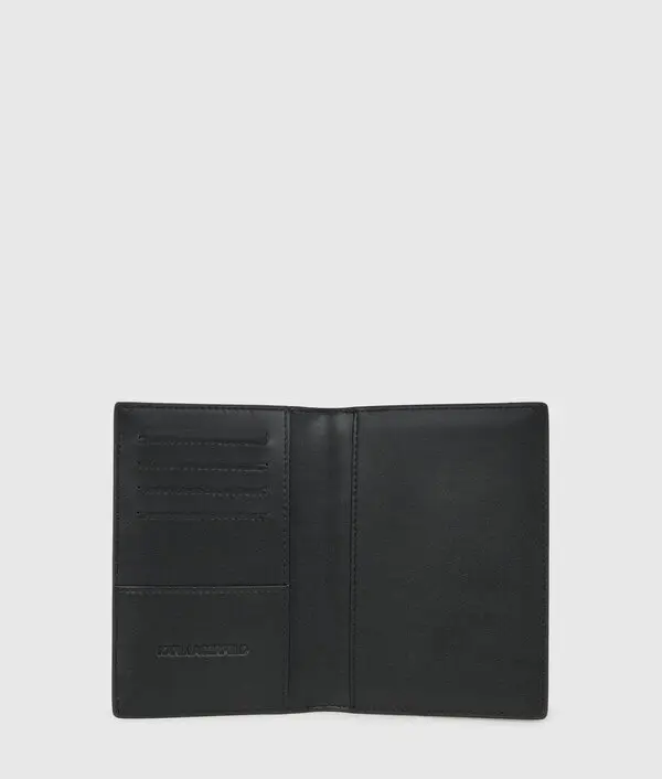 Karl Lagerfeld K/monogram Passport Holder