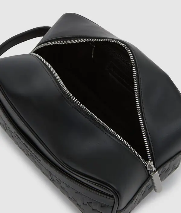 Karl Lagerfeld K/traveller Wash Bag With Embossed Monogram