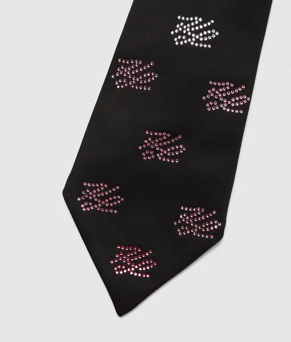 Karl Lagerfeld K/autograph Collar And Tie Set