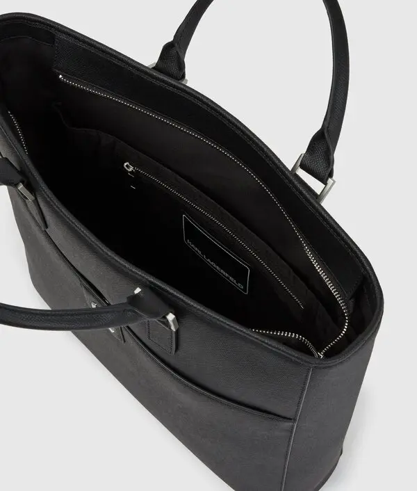 Karl Lagerfeld K/monogram Leather Tote Bag