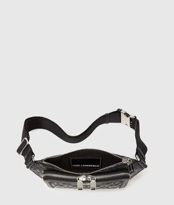 Karl Lagerfeld K/loom Leather Belt Bag