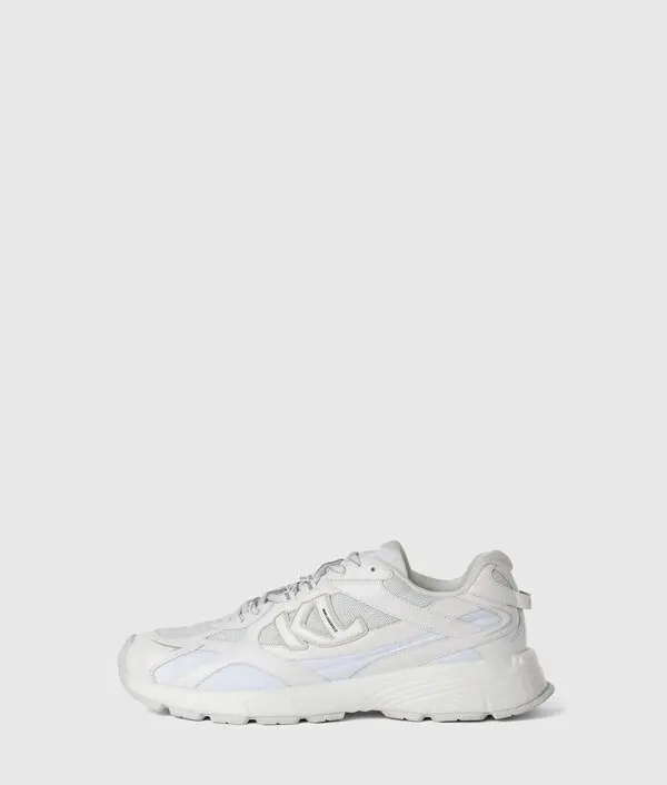 Karl Lagerfeld Orion Sidetrim Overlay Sneakers - White