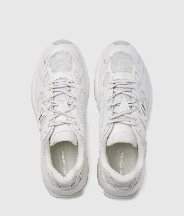 Karl Lagerfeld Orion Sidetrim Overlay Sneakers - White
