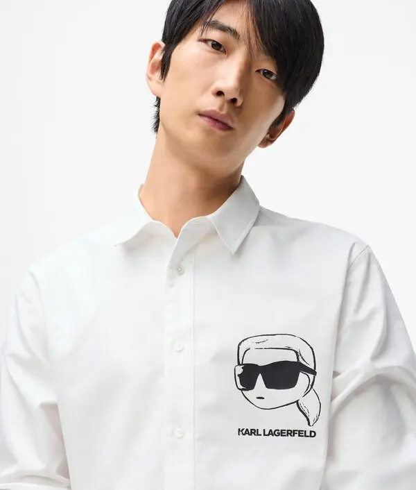 Karl Lagerfeld Ikon Sketch Shirt