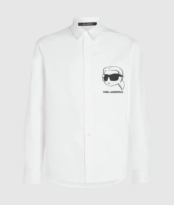 Karl Lagerfeld Ikon Sketch Shirt