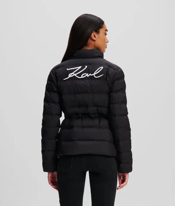 Karl Lagerfeld Signature Puffer Jacket
