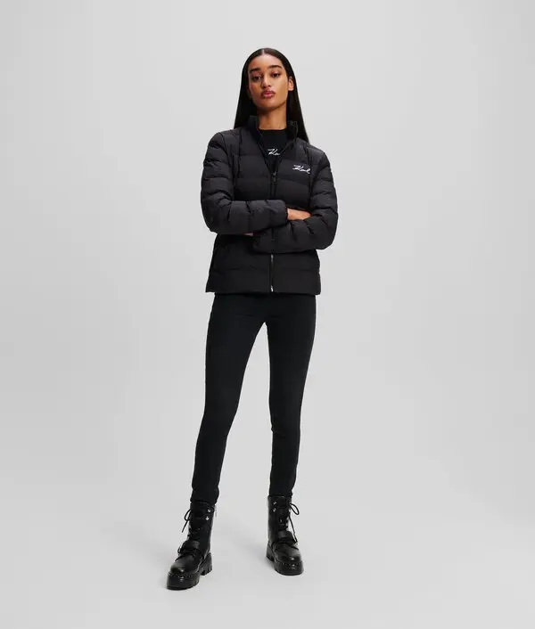 Karl Lagerfeld Signature Puffer Jacket