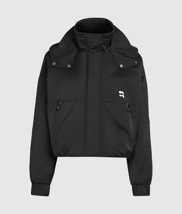 Karl Lagerfeld Ikon Hooded Jacket - Black