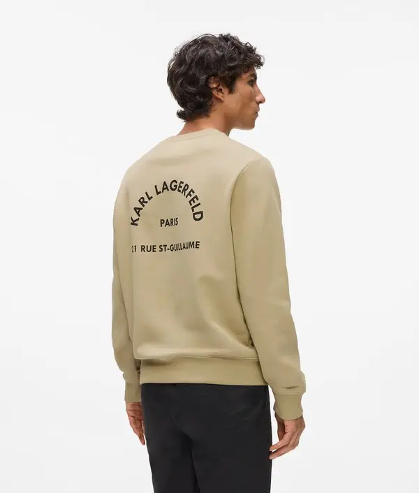 Karl Lagerfeld Rue St-guillaume Crewneck Sweatshirt - Twill