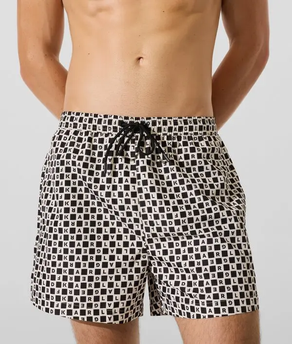 Karl Lagerfeld Checkerboard Boardshorts
