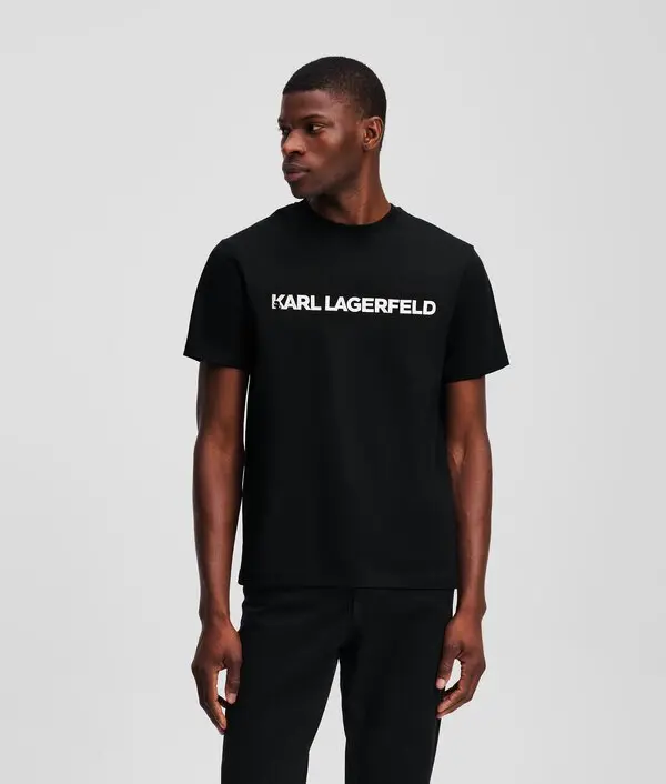 Karl Lagerfeld Logo T-shirt - Black