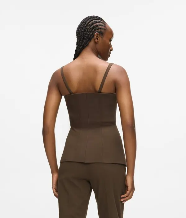 Karl Lagerfeld Square-neck Waistcoat