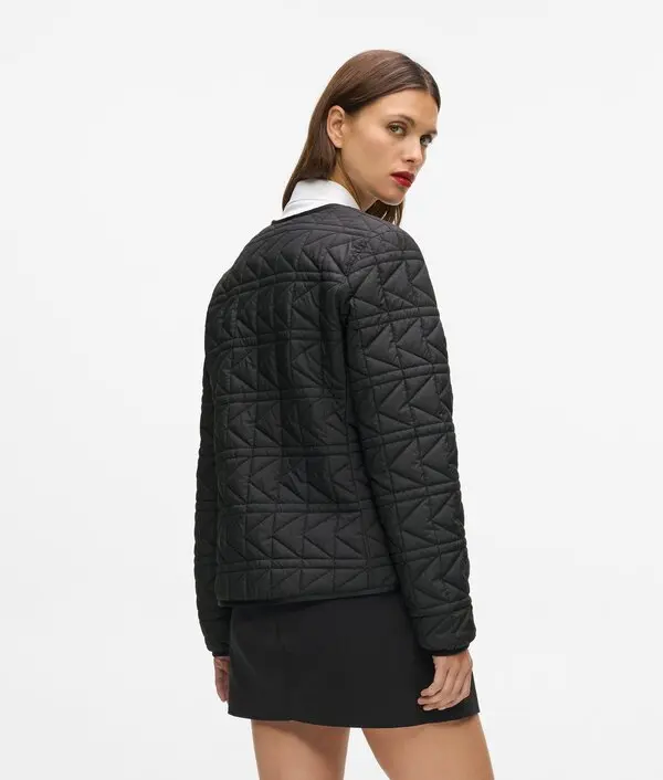Karl Lagerfeld Quilted Technical Taffeta Jacket